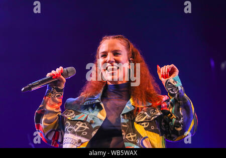 Jess Glynne performs during The Big Feastival at Churchill Heath Farm ...