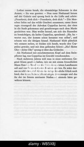 E T A Hoffmann Der Sandmann 048 Stock Photo - Alamy