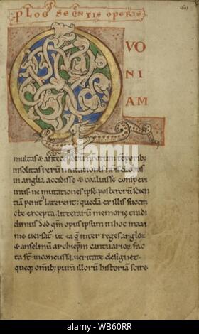 'De vita Anselmi' by Eadmer is a historical text and manuscript ...