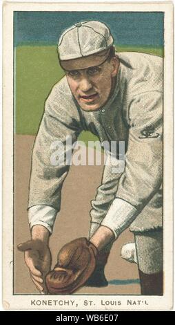 Ed Konetchy, St. Louis Cardinals, baseball card portrait Stock Photo ...