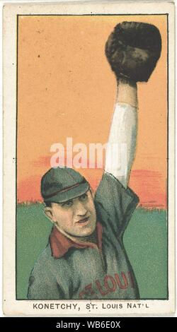 Ed Konetchy, St. Louis Cardinals, baseball card portrait Stock Photo ...