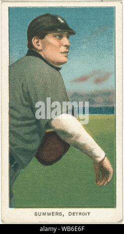 Ed Summers baseball card Stock Photo - Alamy