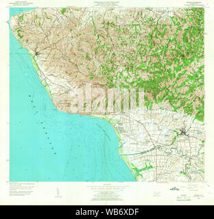 USGS TOPO Map Puerto Rico PR Naranjito 362490 1946 30000 Restoration ...
