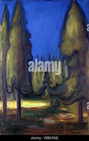 Edvard Munch - Dark Spruce Forest (1 Stock Photo - Alamy