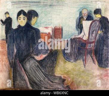 Edvard Munch - Death in the Sickroom Stock Photo - Alamy