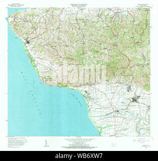 USGS TOPO Map Puerto Rico PR Rincon 362234 1955 20000 Restoration Stock ...
