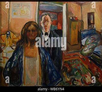 The Artist and His Model 1921 by Edvard Munch Stock Photo - Alamy