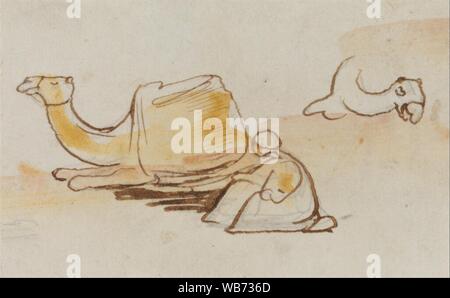 Edward Lear - Camel studies Stock Photo - Alamy