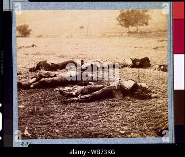 Federal dead on the field of battle of first day, Gettysburg ...