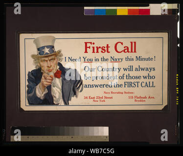 Uncle Sam Navy poster Stock Photo - Alamy