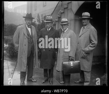 Secretary of the Interior, Albert B. Fall, and oil executive Edward ...