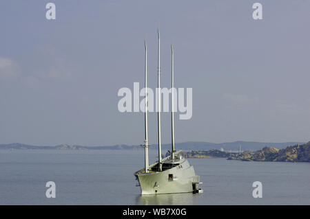 Largest sailing super yacht in the world designed by Philippe Stark in ...