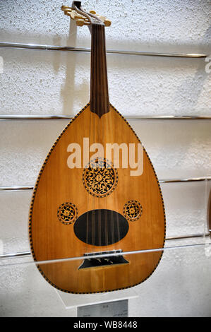 Traditional Iranian instrument called Tar in Museum of Music, homage to ...