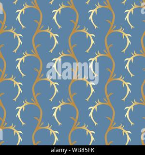 Seamless pattern with floral and herbal elements. Decorative texture ...