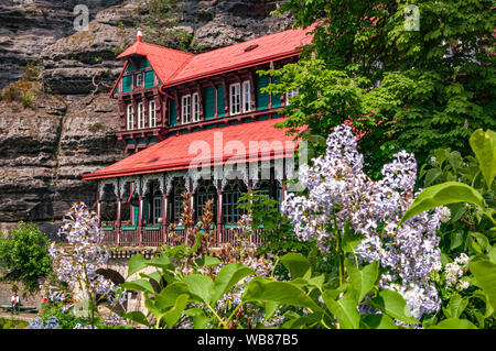 Pravcicka brana - Prebischtor Gate at Bohemian Switzerland - Elbe ...