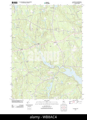 USGS TOPO Map Rhode Island RI Clayville 353265 1955 24000 Restoration ...