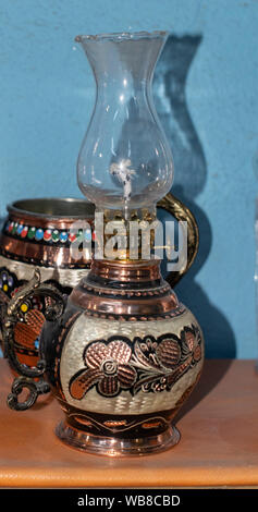Coppersmith workshop and hand made copper things Stock Photo - Alamy