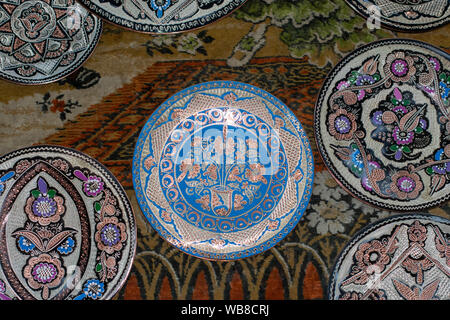 Coppersmith workshop and hand made copper things Stock Photo - Alamy