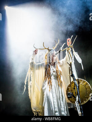Heilung performing live on stage during Wacken Open Air Festival in ...