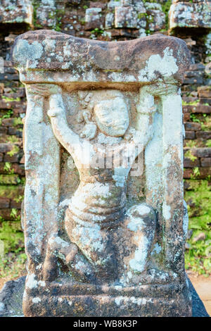 Figurine at My Son Sanctuary and Hindu Temple near Hoi An in Vietnam in ...
