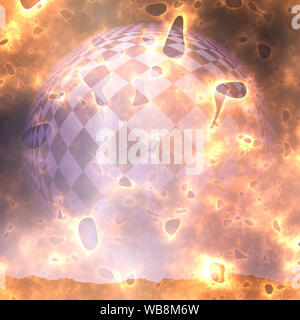 Abstract glowing background with fire plasmatic texture Stock Photo - Alamy