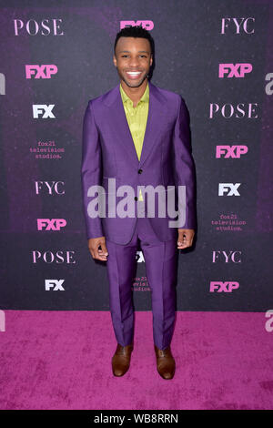 Dyllon Burnside attending the FX TV-Series Premiere of 'Pose' at the ...