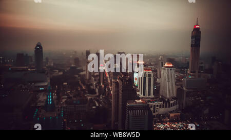 Ploenchit view from above in Bangkok in Thailand Stock Photo - Alamy