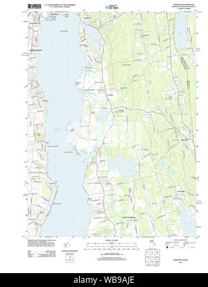 USGS TOPO Map Rhode Island RI Hope Valley 353298 1953 24000 Inverted ...