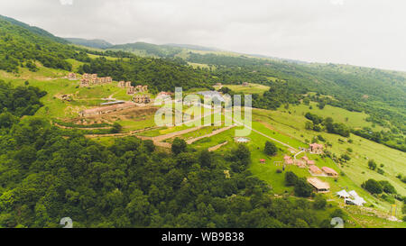 Yenokavan, Armenia - April 11, 2019 Yenokavan village Apaga Resort ...