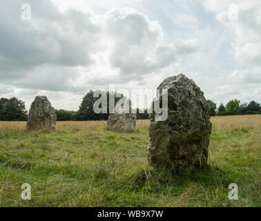 Duloe Stone Circle, between Looe and Liskeard, Cornwall UK Stock Photo ...