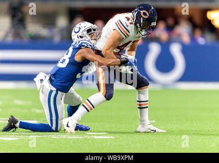 Indianapolis Colts defensive end Isaiah Land (55) looks on after an NFL ...