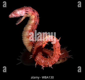 evil monster worm Stock Photo - Alamy