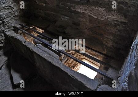 medieval toilet castle toilet garderobe Stock Photo - Alamy