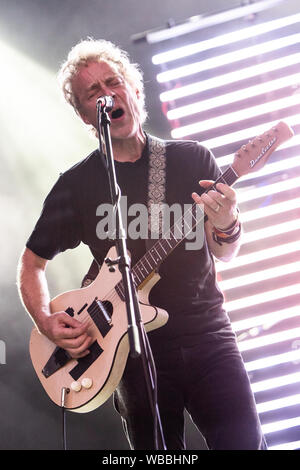 Turin Italy. 24 August 2019. The singer-songwriter Tom Fleming singer ...