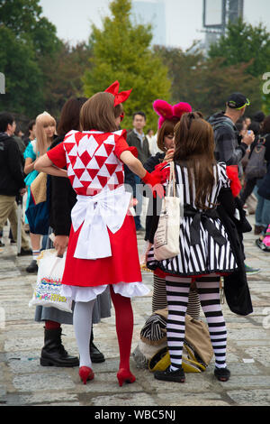 Cosplayers in Harajuku, Tokyo, Japan Stock Photo - Alamy