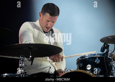 Swedish rock band The Hives, Christian Grahn (Chris Dangerous), Johan ...
