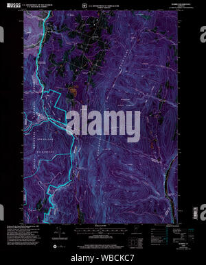 Warren, Vermont, map 1997, 1:24000, United States of America by ...