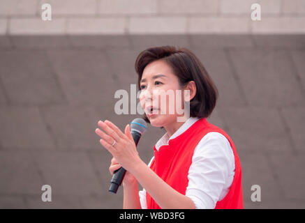 Na Kyung-Won, August 24, 2019 : South Korea's main opposition Liberty ...
