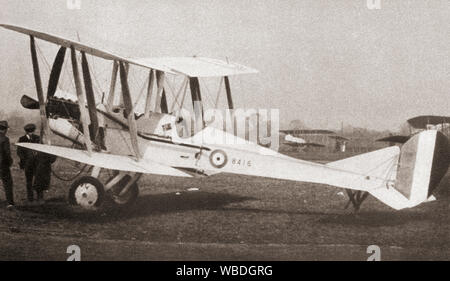 Royal Aircraft Factory BE2 British single-engine tractor two-seat ...