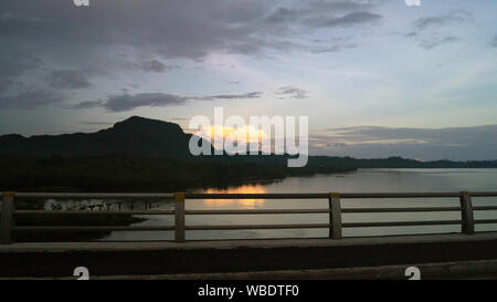 The San Juanico Bridge, view from Samar, towards Leyte. Philippines ...