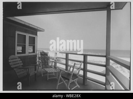 Francis Biddle, residence in Harvey Cedars, New Jersey. Master bedroom ...