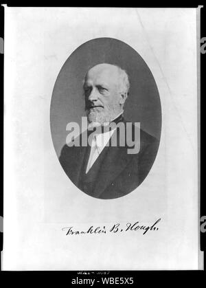 Franklin B. Hough, head-and-shoulders portrait, facing left Stock Photo ...