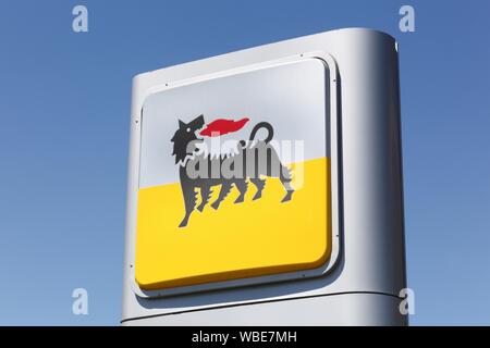 Logo of Eni, an Italian multinational oil and gas company, largest ...