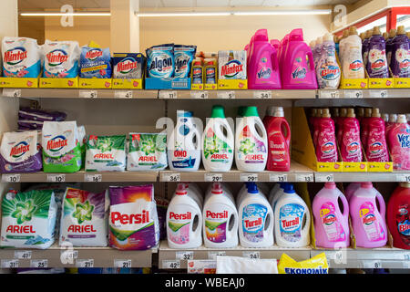 soap shelf in a supermarket Stock Photo - Alamy