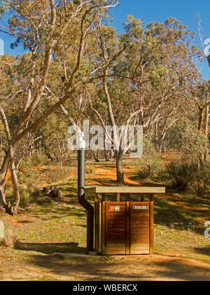 An Australian outback long-drop toilet - also known as a Dunny Stock ...