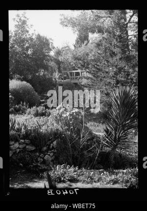 A photograph of the Garden Tomb and Gordon's Calvary in Jerusalem ...
