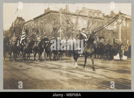 Gen. Chaffee and staff in Inaugural parade Stock Photo - Alamy