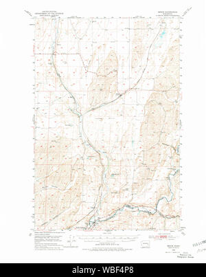 Benge, Washington, map 1950, 1:62500, United States of America by ...