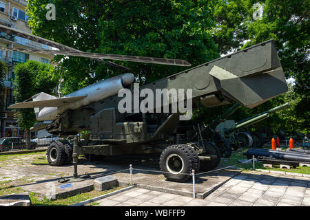 Launcher of S-2 Sopka coastal defense system from Soviet Union Stock ...