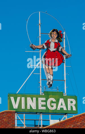 VICTORIAN GIRL SKIPPING Stock Photo - Alamy